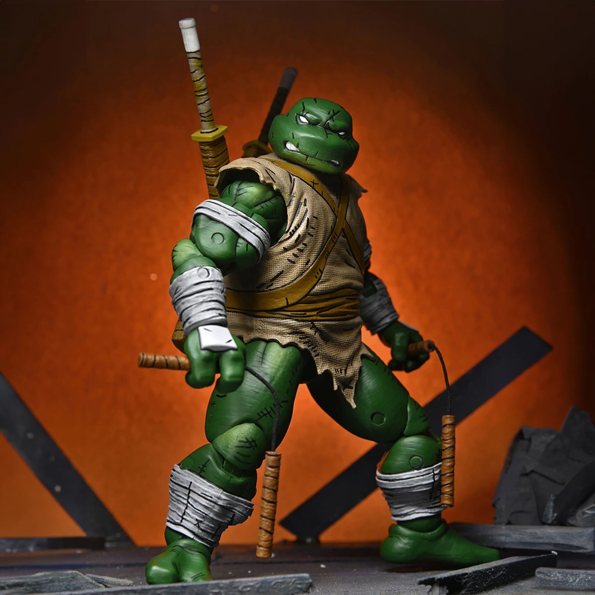 TEENAGE MUTANT NINJA TURTLES (MIRAGE COMICS) - 7” SCALE ACTION FIGURE ...
